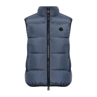 Moncler Gabas Puffer Vest - - Jackets - Herren - Blau - 3XL