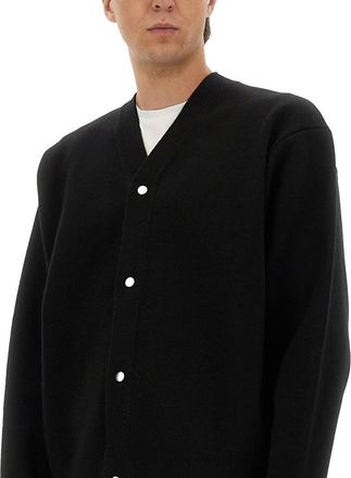 Jacquemus Merino Wool Double Cardigan - Black