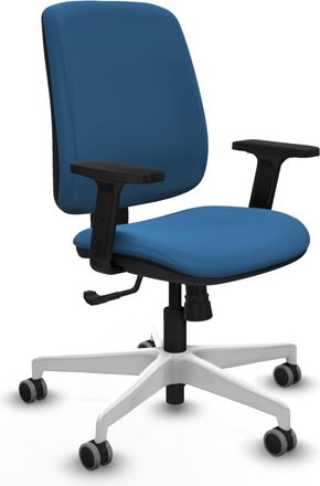 Piqueras y Crespo B&uuml;rostuhl 8H Alares mit 2D-Armlehnen, ausgestattet mit 4 Positionen und injiziertem Schaumstoff, Rollen 65 mm, Parkett, Hellblau