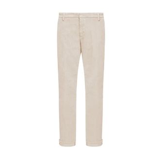 Dondup Gaubert Relax Regular Chino-Hose aus Stretch-Samt - - Trousers - Herren - Beige - W29