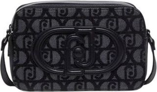 Liu Jo Borsa donna Liu-jo a spalla/tracolla Camera Case Rubino tessuto jacquard nero B25LJ45 AF4248 T6438 Piccola
