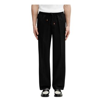 Dr&ocirc;le de Monsieur Pantalon Droit - - Trousers - Herren - Schwarzk - M