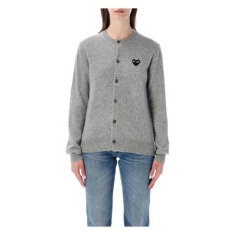 Comme Des Gar&ccedil;ons Femme, Pulls, Gris, Taille: 38 FR Cardigans
