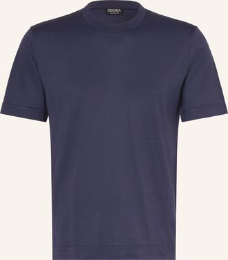 Ermenegildo Zegna Zegna T-Shirt Mit Seide blau