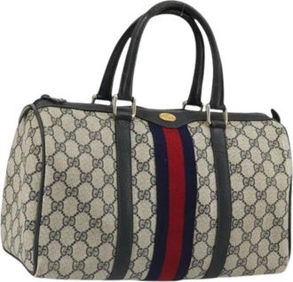 Gucci Pre-owned Vintage GG Canvas Boston Bag - Femme - Pre-owned - Bleu - Taille: ONE Size
