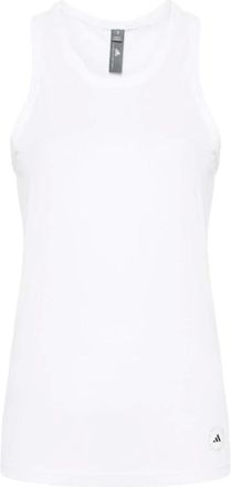 adidas by Stella McCartney Femme, Tops, Blanc, Taille: 42 FR D&eacute;bardeur c&ocirc;tel&eacute;