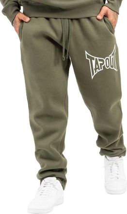 Tapout Herren Jogginghose Lifestyle Basic Jogger Normale Passform, Olive/Ecru, XXL