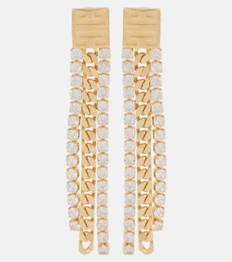 Givenchy Boucles doreilles 4G Crystal
