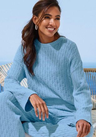 French Connection Strickpullover mit Zopfmuster, Loungewear
