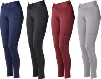 Pfiff 103100 Selina Legging d&eacute;quitation pour Femme et Enfant avec Poche pour t&eacute;l&eacute;phone Portable, Bleu, XL