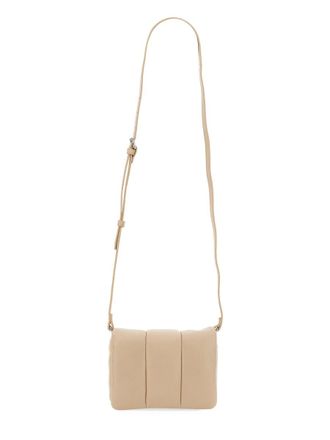 Stand Studio Womens Adjustable Shoulder Bag Ivory Leather
