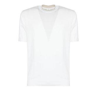 Eleventy Baumwoll-Jersey-T-Shirt - - Knitwear - Herren - Wei&szlig; - S