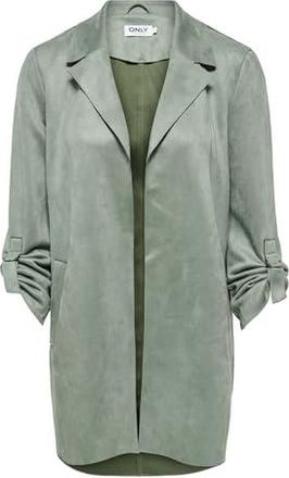 Only Onljoline Faux Suede Coat Life OTW CC Manteau, Lily Pad, S Femmes