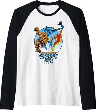 MARVEL Fantastic Four Vacation 2026 Matching Group Trip Raglan