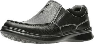 Clarks Homme Cotrell Free Chaussures Basses, Black Oily Leather, 43 EU