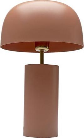 Kare Design Design Tischleuchte Loungy Terra, Braun, Tischlampe, Stahlgestell, Metall Schirm, kein Leuchtmittel inklusive, E14, Wohnzimmer, moderne Lampe, Designe