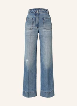 Victoria Beckham Flared Jeans Alina blau