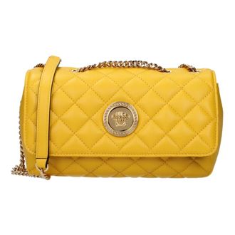Versace Sac &agrave; bandouli&egrave;re Icon Sm - Femme - Sacs - Jaune - Taille: ONE Size
