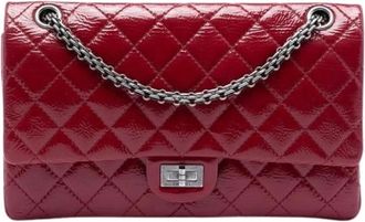 Chanel Pre-owned Cuir sacs-chanel - Femme - Pre-owned - Rouge - Taille: ONE Size