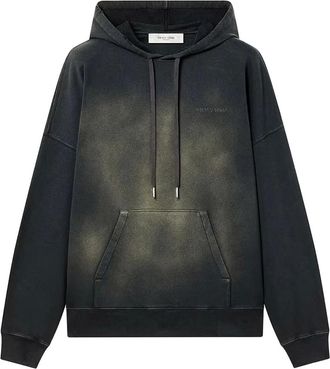 Golden Goose Homme, Sweatshirts et sweats à capuche, Noir, Taille: XS Sweat à capuche Effet Usé