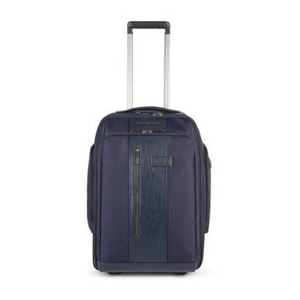 Piquadro Femme, Sacs, Bleu, Taille: ONE Size Sac à dos Trolley pour ordinateur portable et iPad en tissu
