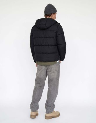 Jack & Jones Steppjacke in Schwarz