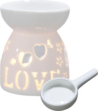 Generic Ceramic Tea Light Burner,50ml Oil Stove Aromatherapy | Stove, Candles Furnace, Hollowed Burner for Scented Three Pattern Options