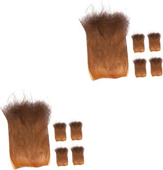 Amosfun 10 Stück Braune Rinde Simulierte Palmenrinde Künstliche Palmenrinde Für Pflanzen Hintergrundrinde Palmenrinde Garten Dekorative Palmenrinde Palmenrind