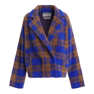 Essentiel Veste Karreau - Femme - Vestes - Bleu - Taille: 40 FR
