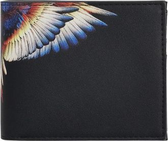 Marcelo Burlon Homme, Accessoires, Noir, Taille: ONE Size Portefeuille avec logo géométrique