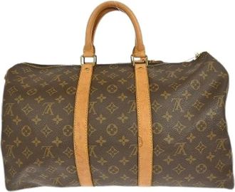 Louis Vuitton unisex, Pre-owned, Brun, Taille: ONE Size Sac Week-end Vintage en Toile Pre-owned