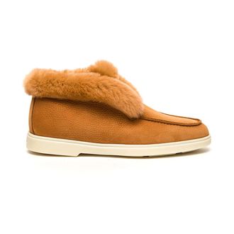 Santoni Stylische Lederstiefel - - Shoes - Damen - Orange - 36 EU