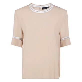 Fabiana Filippi Femme, Tops, Beige, Taille: 38 FR T-shirts