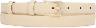 Kazar Femme, Accessoires, Beige, Taille: 110 CM Narrow Minimalist Leather Belt