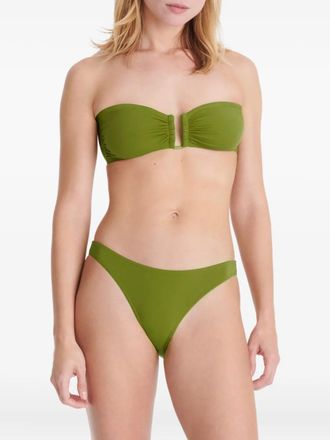 Eres Womens Show Ruched Bandeau Bikini Top Ss25 W
