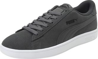Puma Unisex Puma Smash V2 Sneaker, Castlerock Puma Black White, 40.5 EU