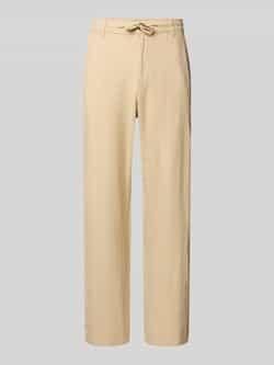 Selected Loose Fit Leinenhose mit Tunnelzug Modell BRODY
