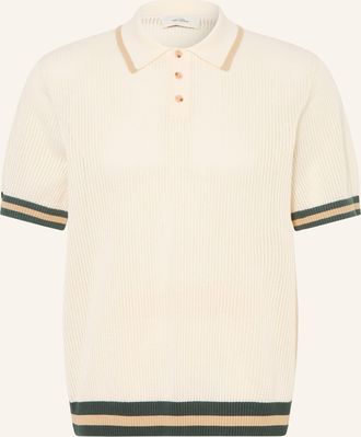Les Deux Strick-Poloshirt weiss