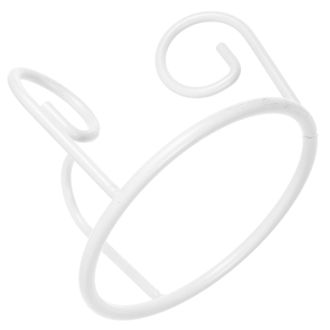 Valiclud Metall Gartens&auml;ule Kugelhalter Wei&szlig; Robuster Gazing Ball St&auml;nder Outdoor Deko Gartenkugel Display Pedestal f&uuml;r Garten Dekokugeln Drau&szlig;en Einfach Monta