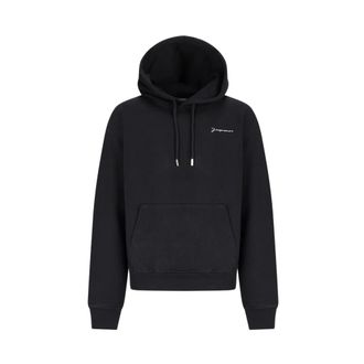 Jacquemus The Embroidered Sweatshirt - - Sweatshirts & Hoodies - Herren - Schwarzk - 2XL