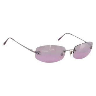 Chanel Pre-owned Metal Sonnenbrillen - - Pre-owned - Damen - Lila - ONE SIZE