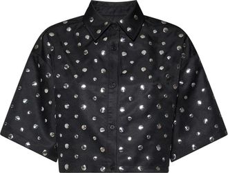 Silvian Heach Femme, Blouses et Chemises, Noir, Taille: 34 FR Nipolis Shirt