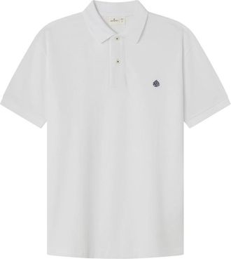 Springfield Herren 5ic-Polo Bas Reg T9 V Poloshirt, weiß Standard, L