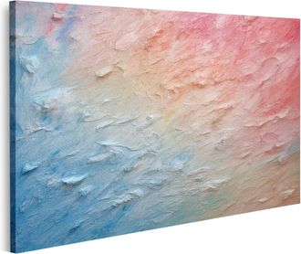Islandburner Bild auf Leinwand Helle Pastellfarben Gradient Textur Design Abstrakt Bilder Wandbilder Poster JBRG-1P