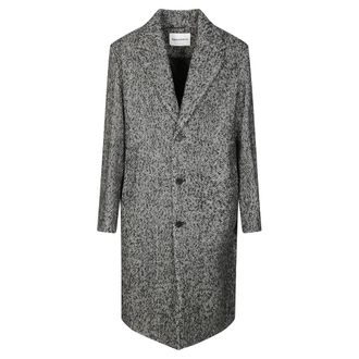Amaranto Strukturierter Mantel - - Coats - Herren - Grau - L