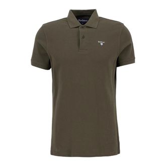 Barbour Polo aus Baumwolle - - Tops - Herren - Gr&uuml;n - M