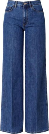 Pantaloni Torino Femme, Jeans, Bleu, Taille: W27 Cindy Wide Jeans
