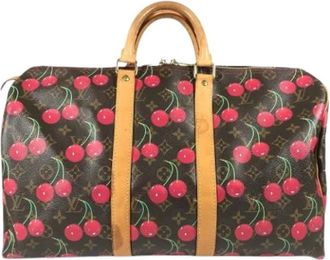 Louis Vuitton Sac &agrave; main en toile Pre-owned - Femme - Pre-owned - Rouge - Taille: ONE Size