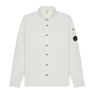C.P. Company C.p. Company, Homme, Vestes, Blanc, Taille: 2XL Veste &agrave; Manches Longues