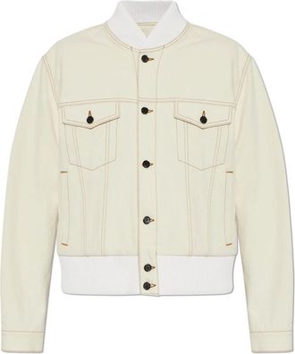 Lanvin Homme, Vestes, Beige, Taille: S Bomber en coton